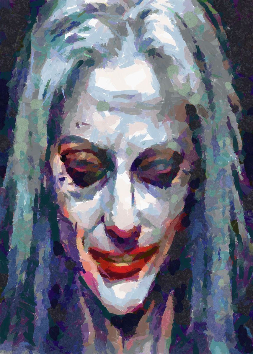 'Horror girl portrait' Poster, picture, metal print, paint by Dark Zeka ...