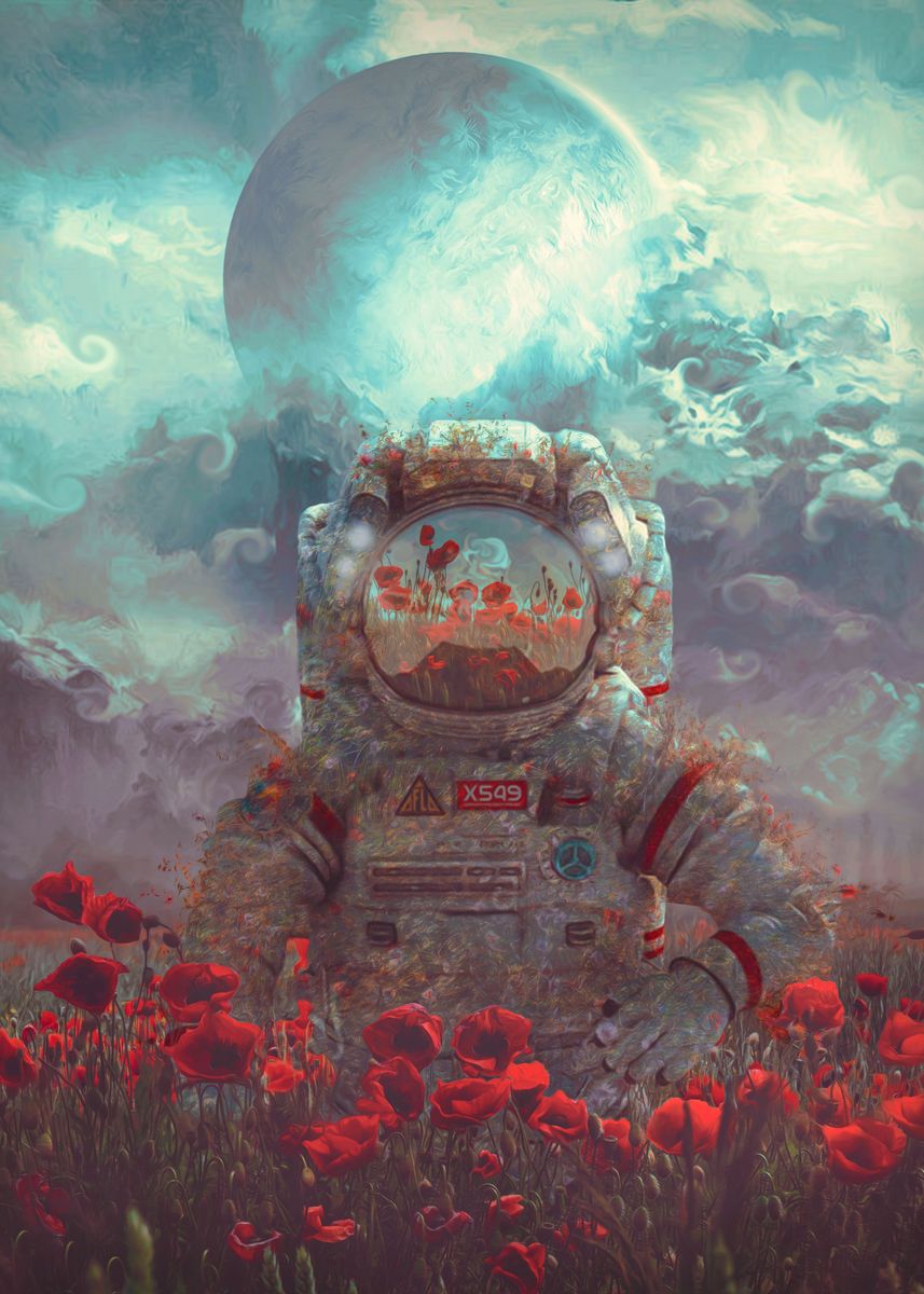 'New World' Poster, picture, metal print, paint by Marischa Becker ...