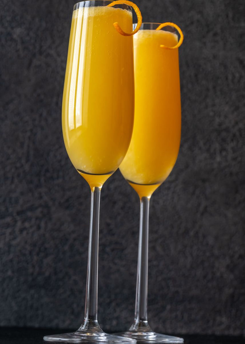 'Bucks Fizz cocktails' Poster by Oleksandr Prokopenko | Displate