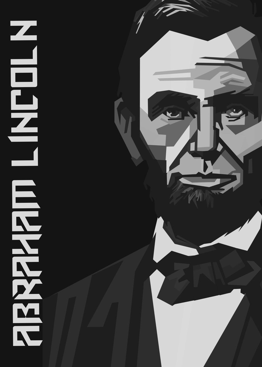 'captain Abraham Lincoln' Poster, picture, metal print, paint by Mshel ...