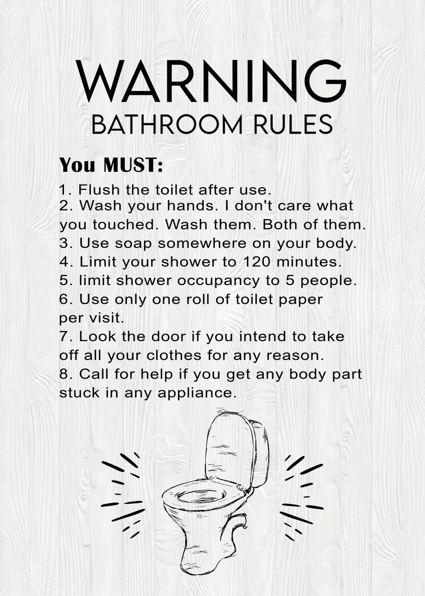 'Toilet' Poster by Kenny Studio | Displate