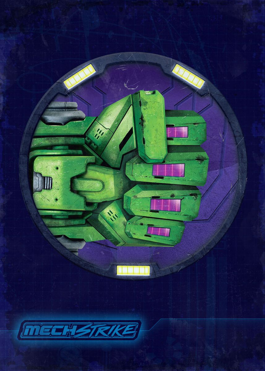 'Hulk Badge' Poster, picture, metal print, paint by Marvel | Displate