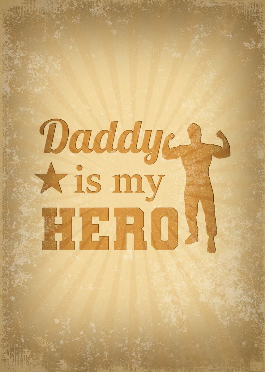 'Dad' Poster, picture, metal print, paint by Pete A Bryant | Displate