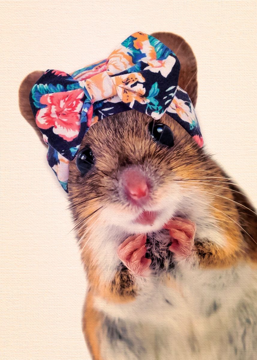 'Lady mouse' Poster by Petra Lederer | Displate