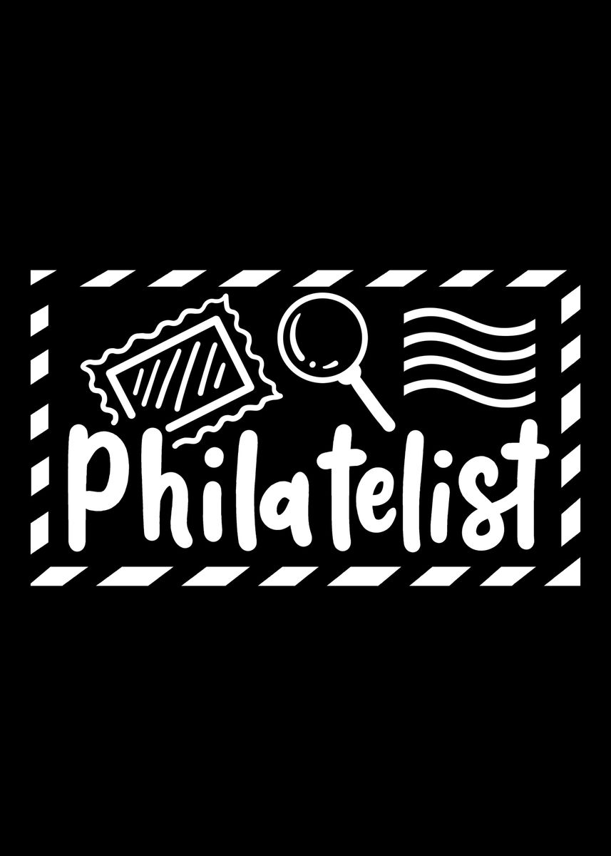 'Philatelist Stamp Collecto' Poster by BLVCKPLATE | Displate
