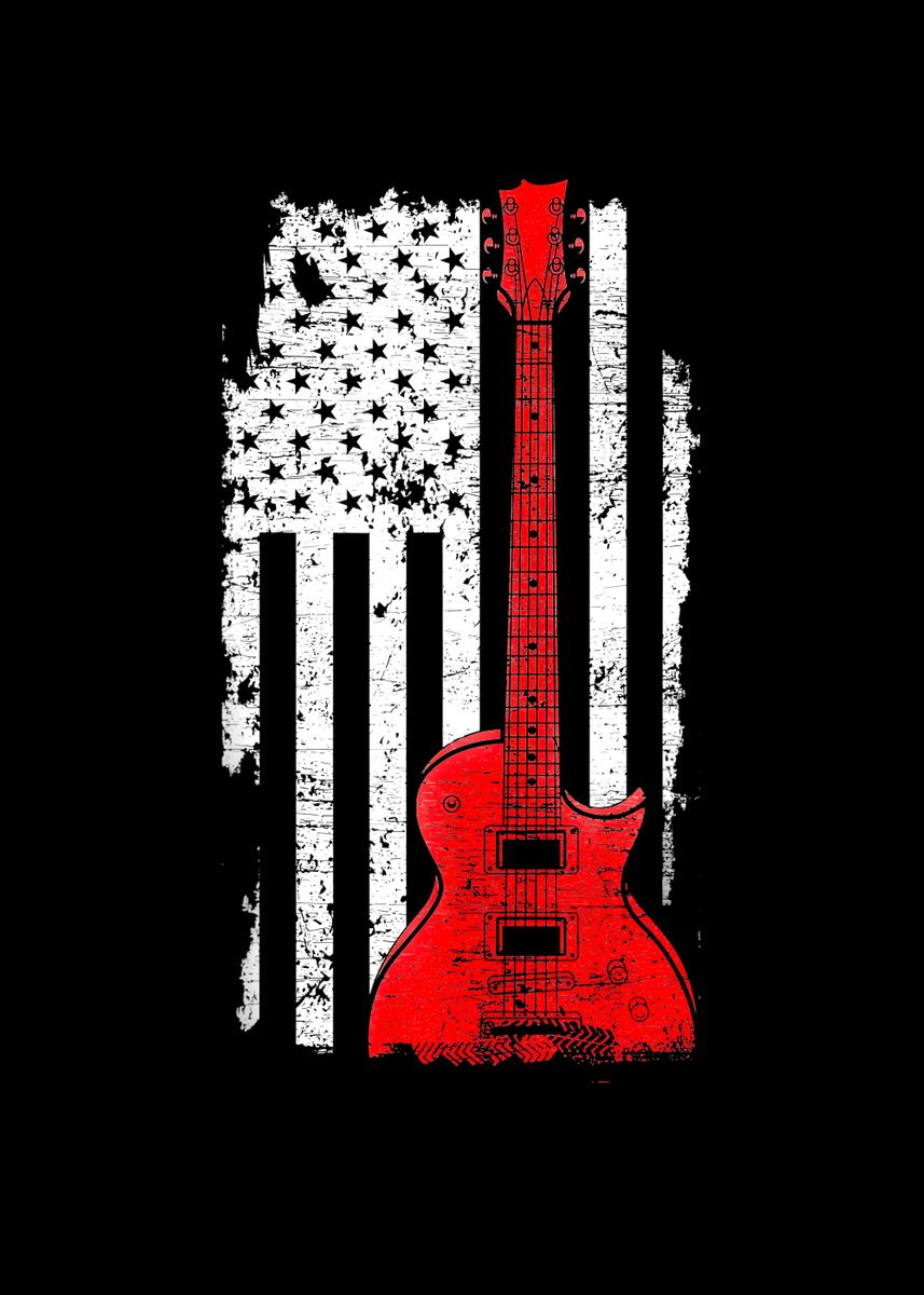'Guitar' Poster by ArtAmour | Displate