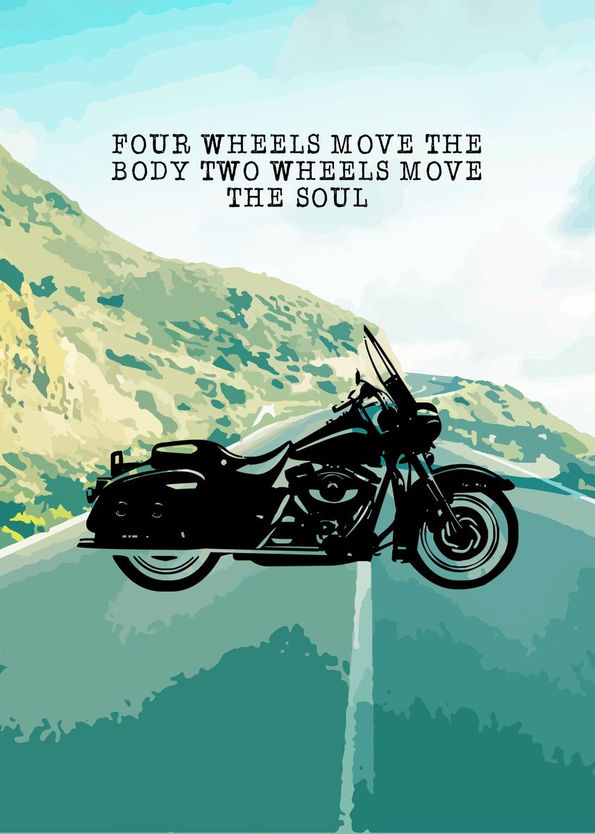 'Motorcycle Rider Wall Art' Poster, picture, metal print, paint by ...
