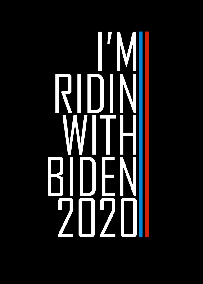 'Biden 2020' Poster, picture, metal print, paint by ZS C O M M E R C E ...