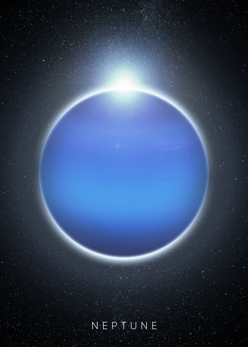 'neptune' Poster, picture, metal print, paint by SplashDesign | Displate