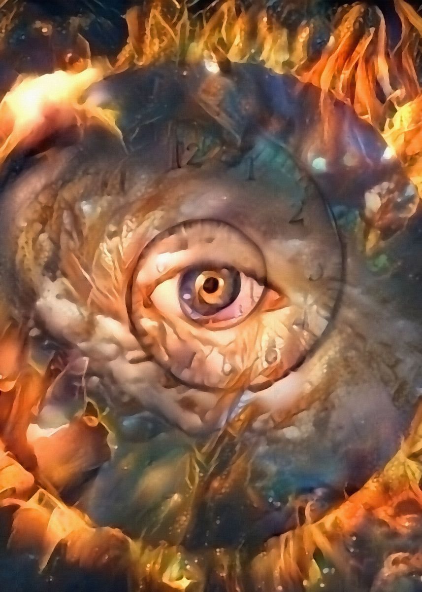 'Eye of Eternity' Poster, picture, metal print, paint by Bruce Rolff ...