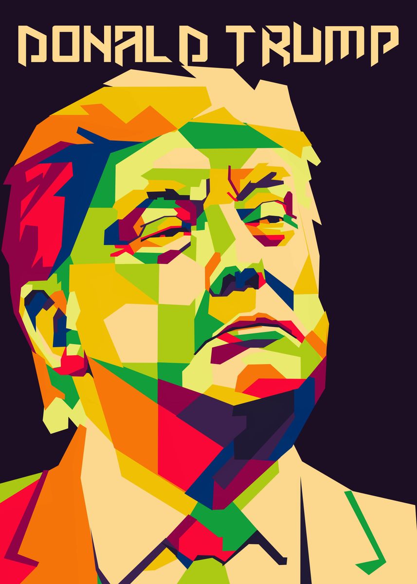 'famous trump company ' Poster, picture, metal print, paint by Mshel ...