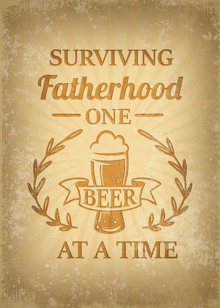 'Dad' Poster, picture, metal print, paint by Pete A Bryant | Displate