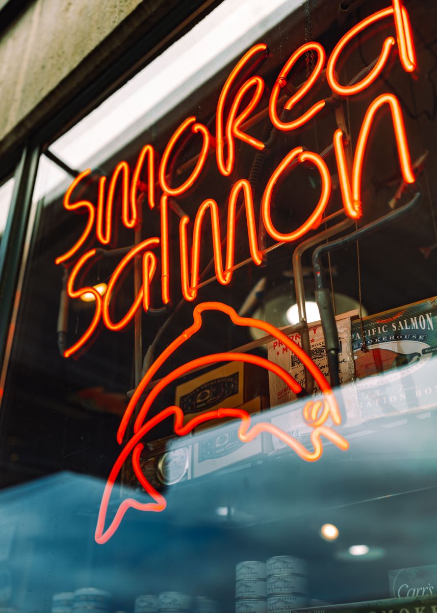 'Smoked Salmon' Poster by Cory Garvin | Displate