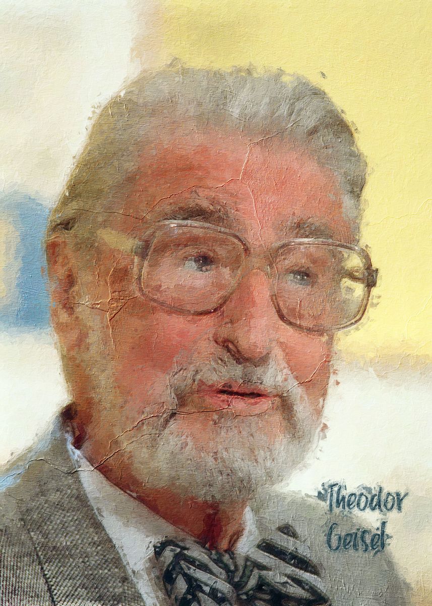 'Theodor Geisel Paintings' Poster by Kardus Studio x Bakul Gambar ...