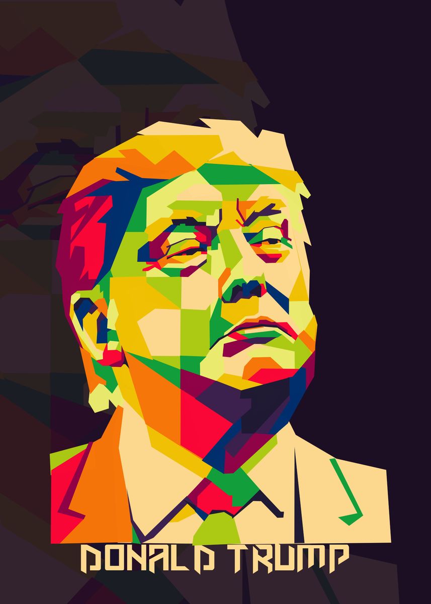 'american history trump' Poster by Mshel Tyan | Displate