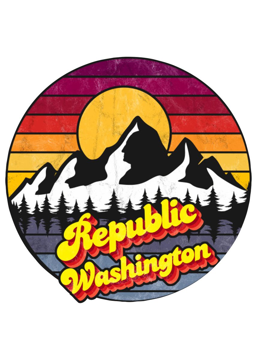 'Republic washington' Poster by retno triningsih abdiningtyas | Displate