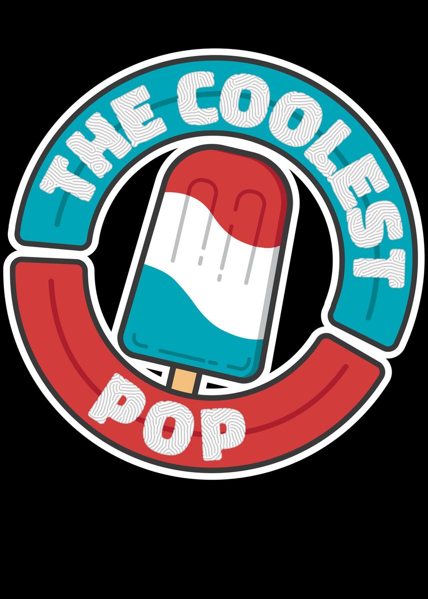 'The Coolest Pop' Poster by CatRobot | Displate