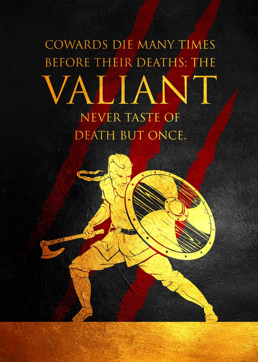 'Valiant Viking Shakespeare' Poster, picture, metal print, paint by ...