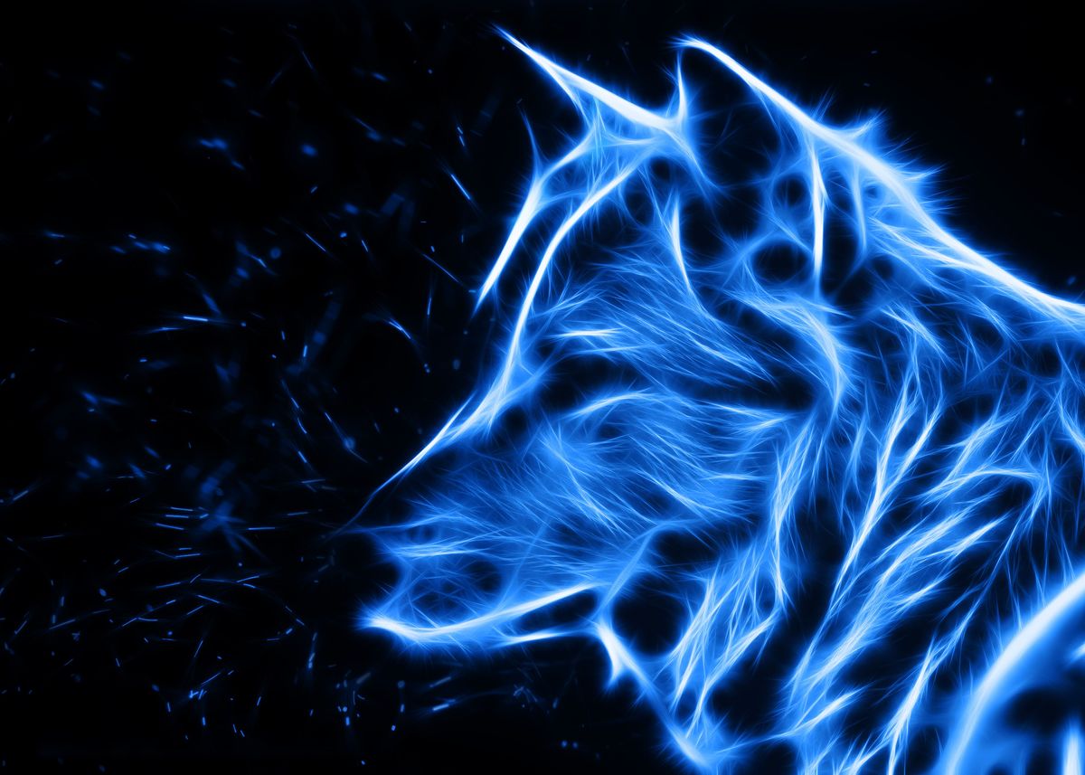 'Wolf' Poster by Apo | Displate