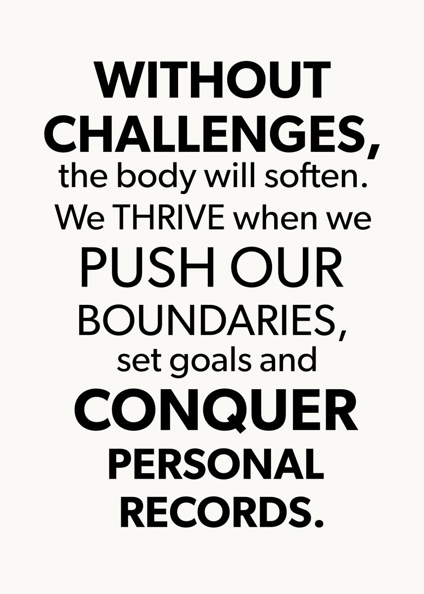 'Challenges' Poster by CHAN | Displate