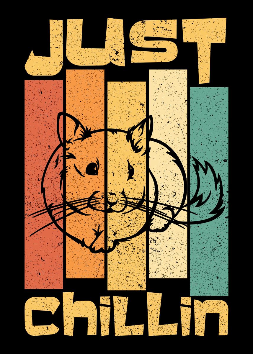 'Chinchilla' Poster by CrazySquirrel | Displate