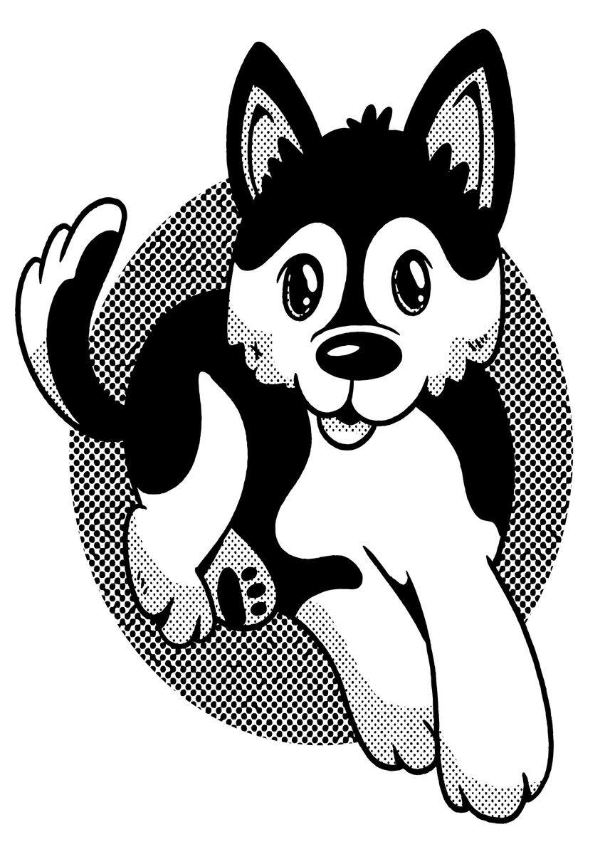 'CUTE DOG POMSKY DOG' Poster by Geschenkelaune | Displate