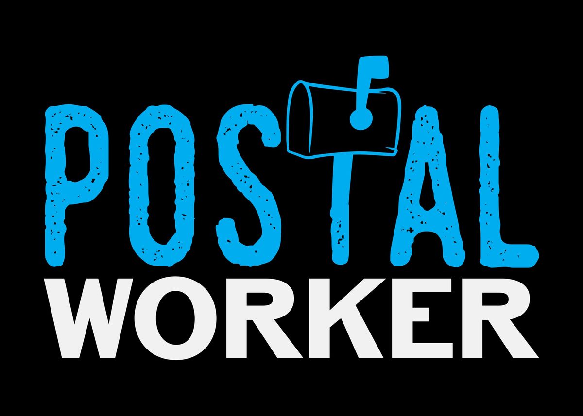 'Postal Worker Mail Carrier' Poster by DesignatedDesigner | Displate
