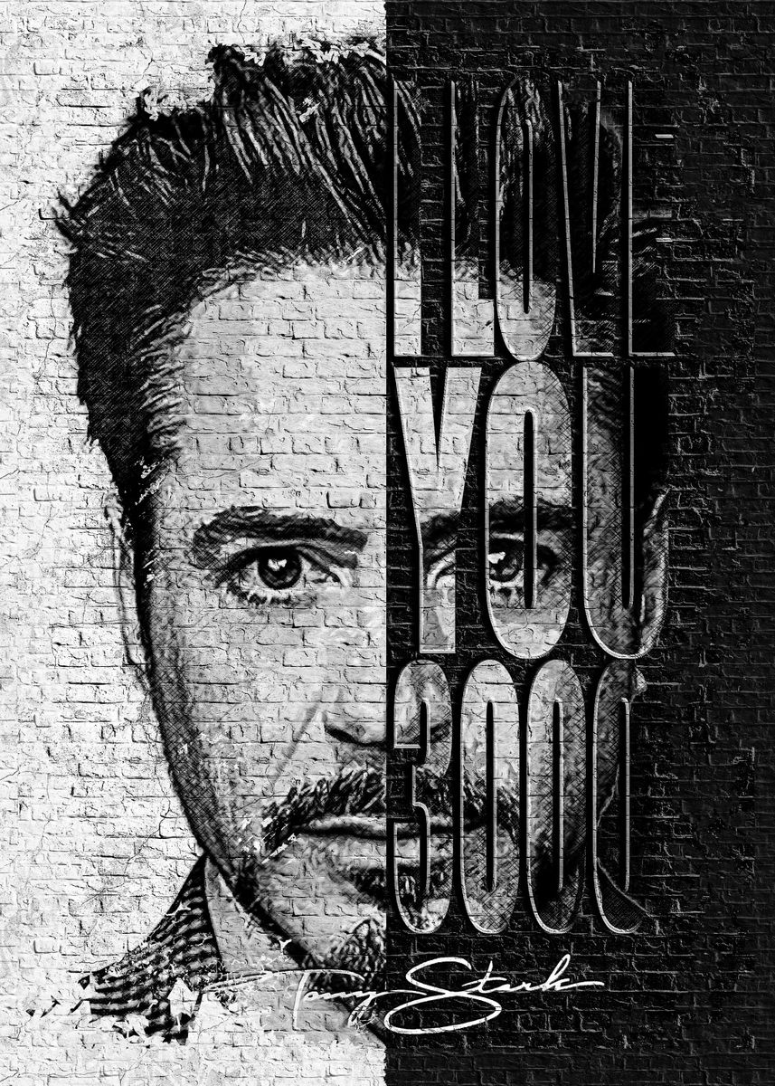 'Robert Downey Jr' Poster, picture, metal print, paint by Displate ...