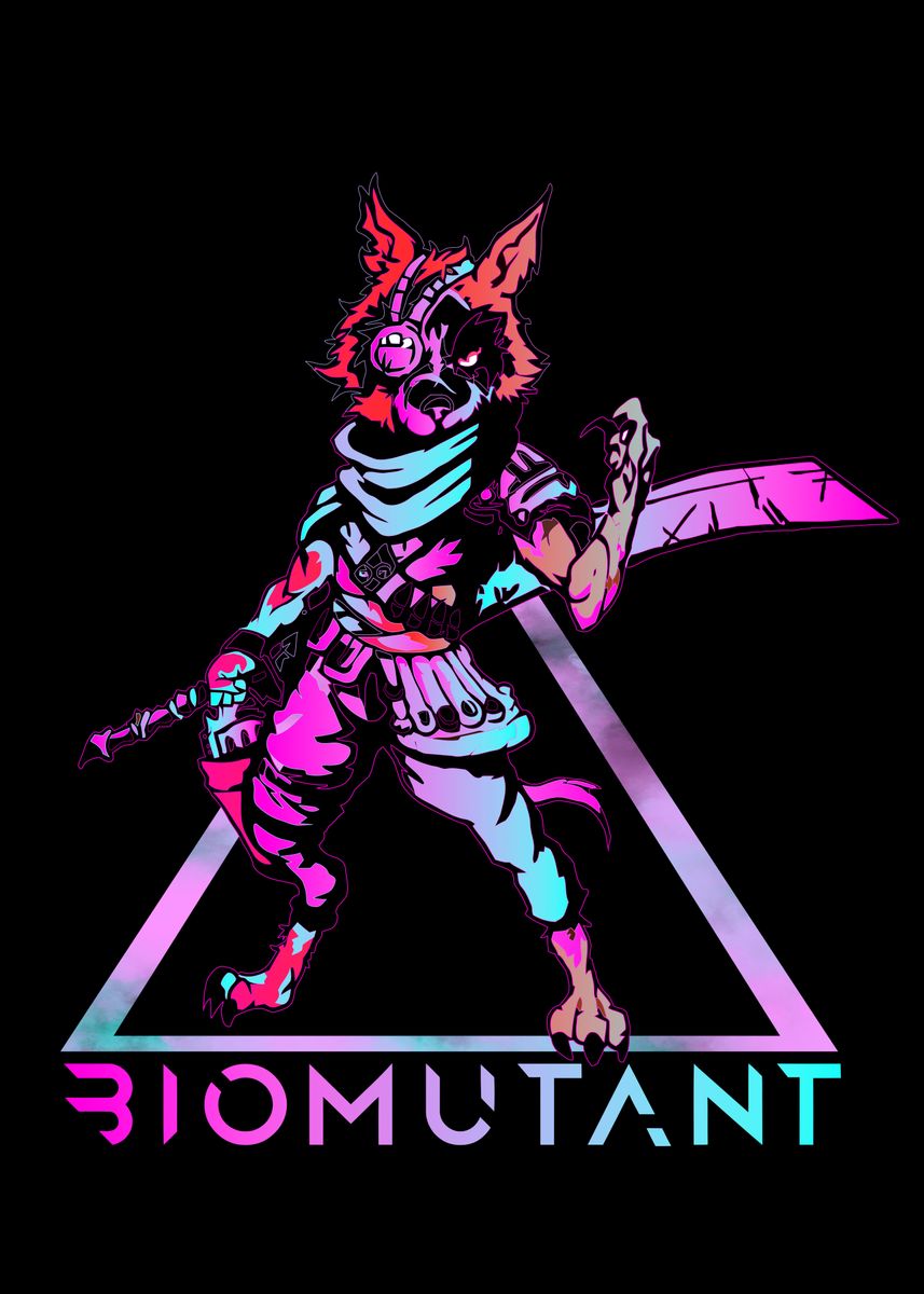 'biomutant rgb' Poster, picture, metal print, paint by best art moshper ...