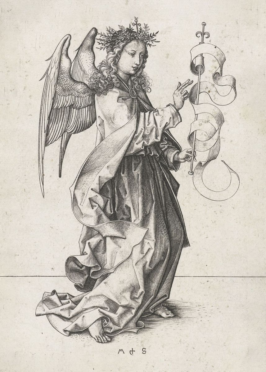 'Angel Gabriel ' Poster, picture, metal print, paint by tony4urban ...