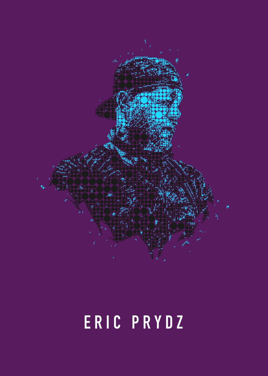 'eric prydz' Poster by Bestselling Music Posters | Displate