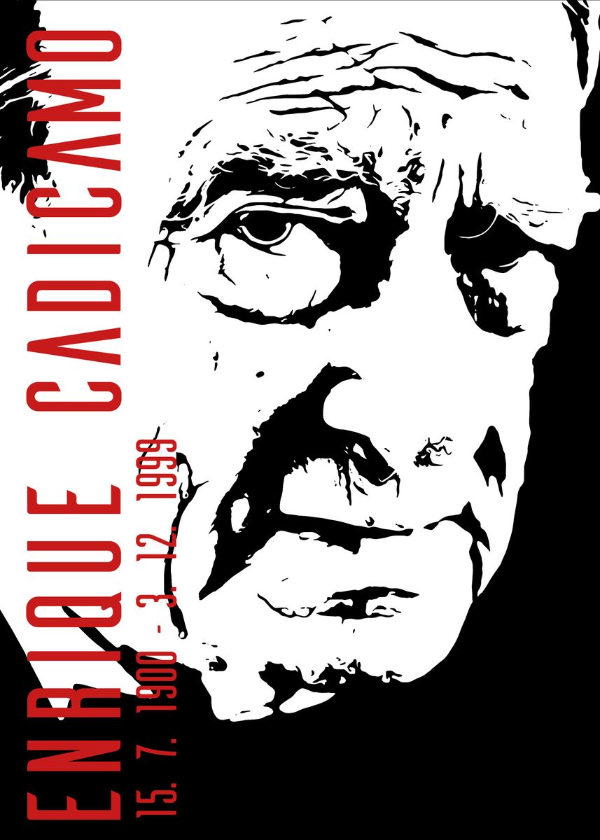 'Enrique Cadicamo' Poster by Petra Rommelfanger | Displate