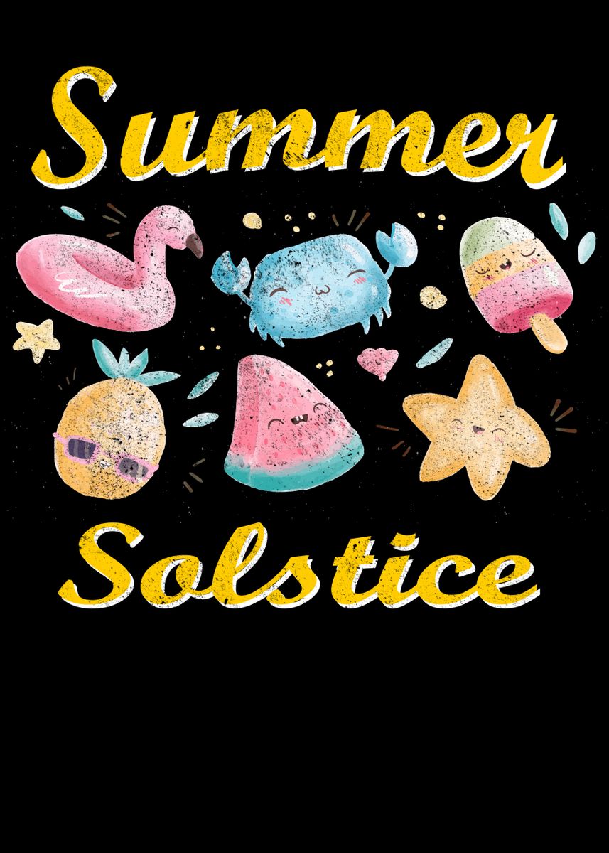 'Summer solstice Midsommar' Poster, picture, metal print, paint by ...