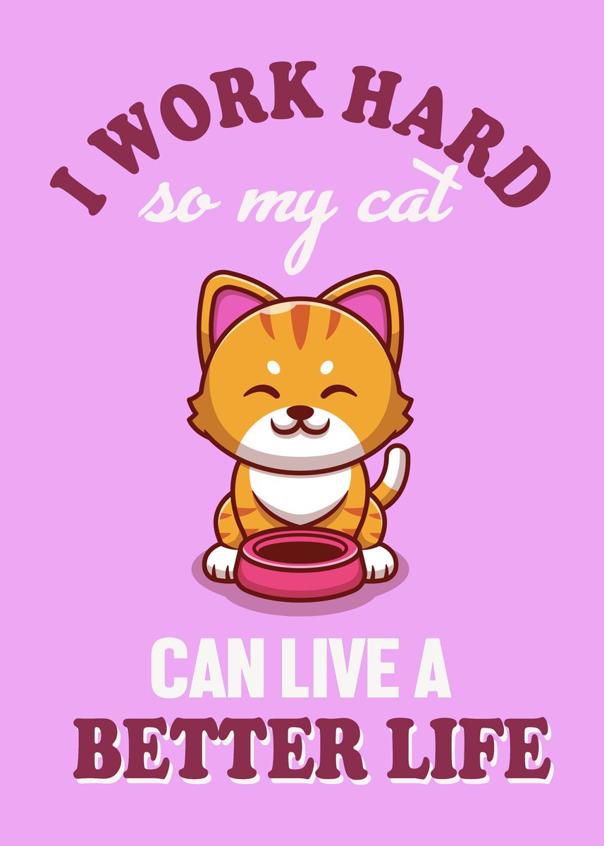 'Better Life' Poster, picture, metal print, paint by Neon Moon | Displate