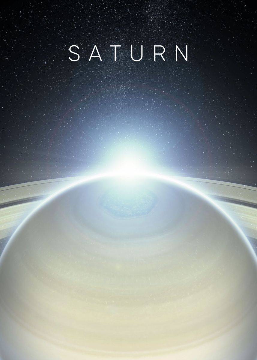 'saturn solar system' Poster by SplashDesign | Displate