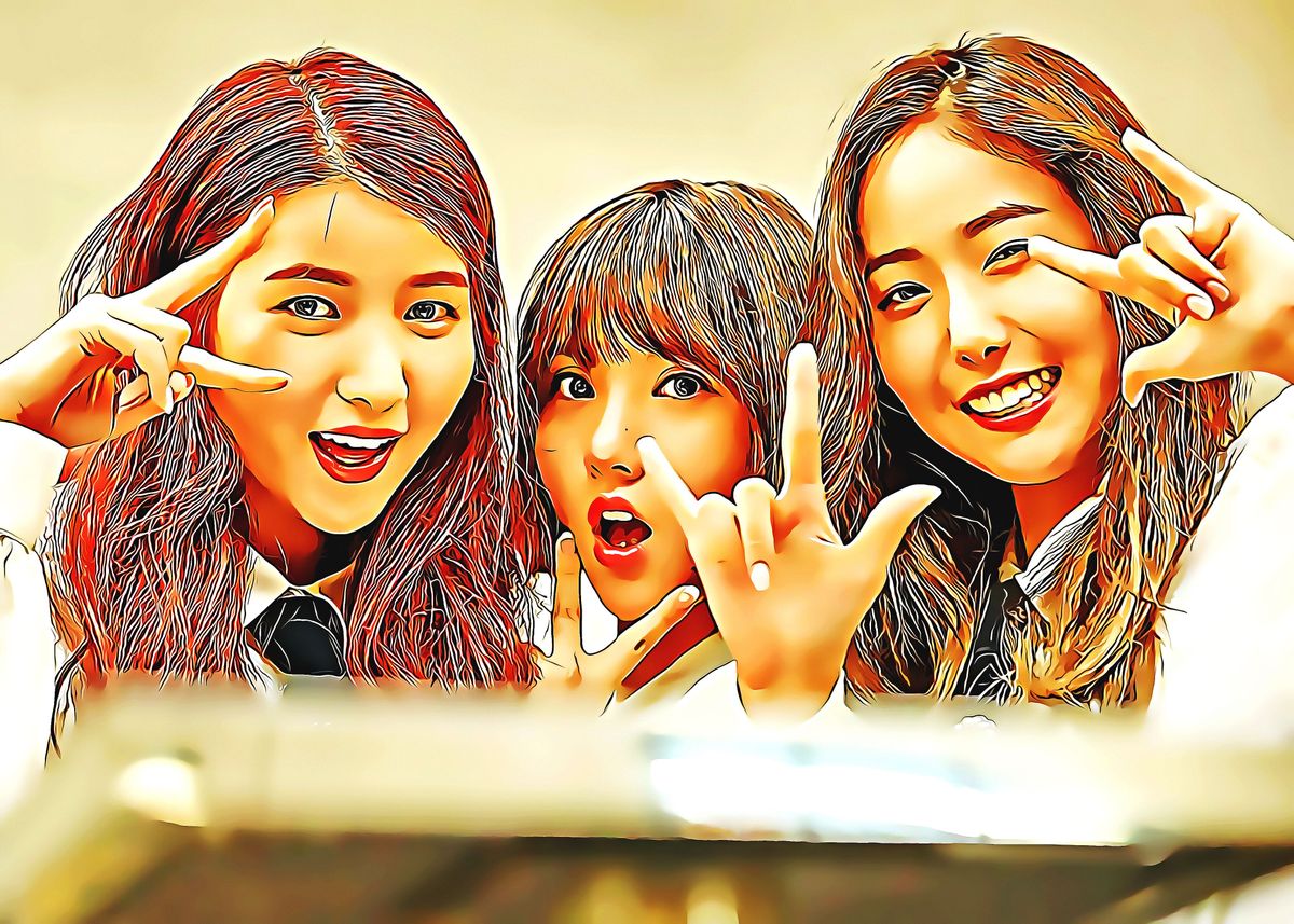 'gfriend' Poster by LAST LIGHT | Displate