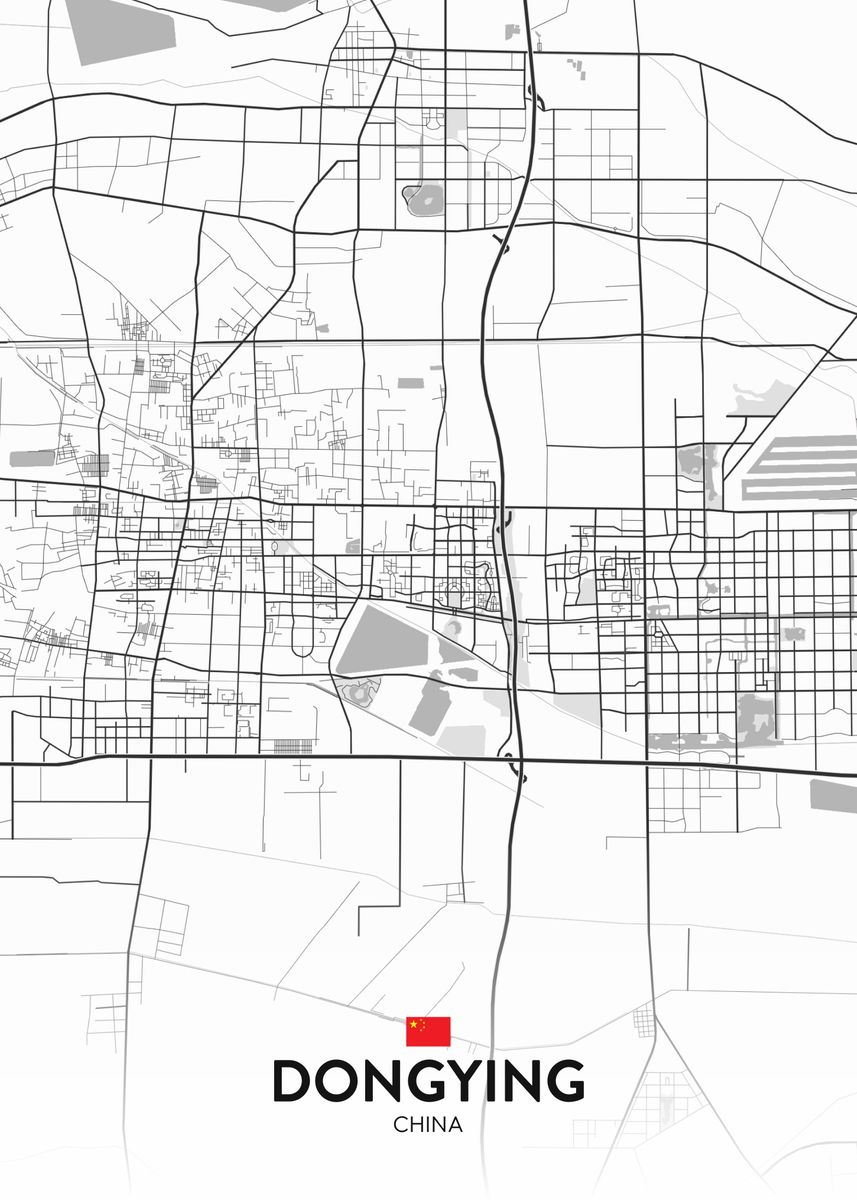 'Dongying CN' Poster by IMR Designs | Displate