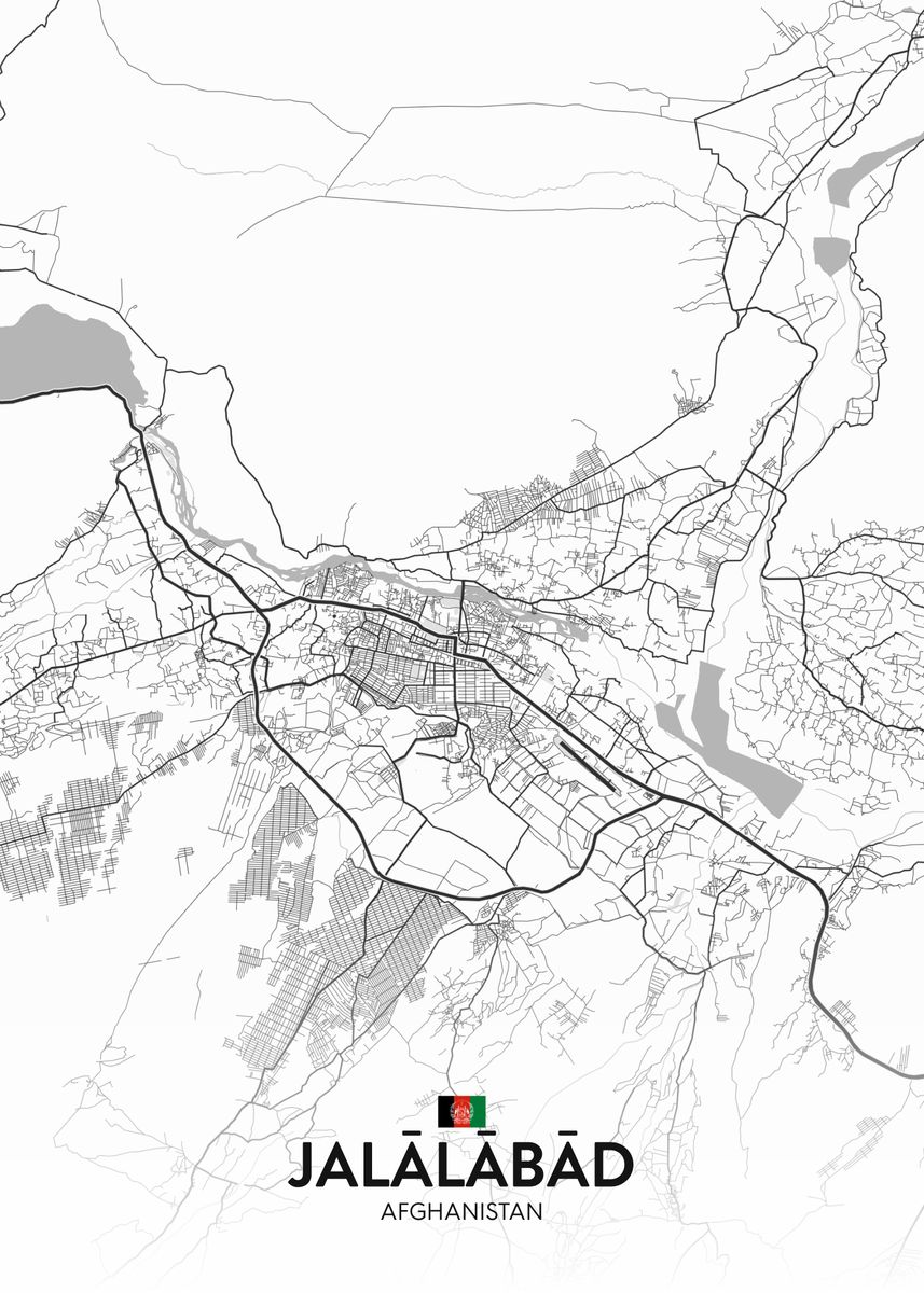 'Jalalabad AF' Poster, picture, metal print, paint by IMR Designs ...