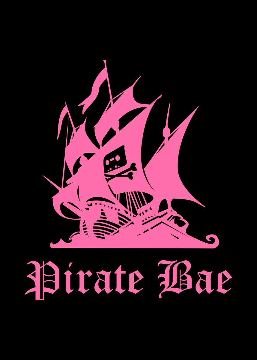 'Pirate Bae' Poster, picture, metal print, paint by Yipptee | Displate