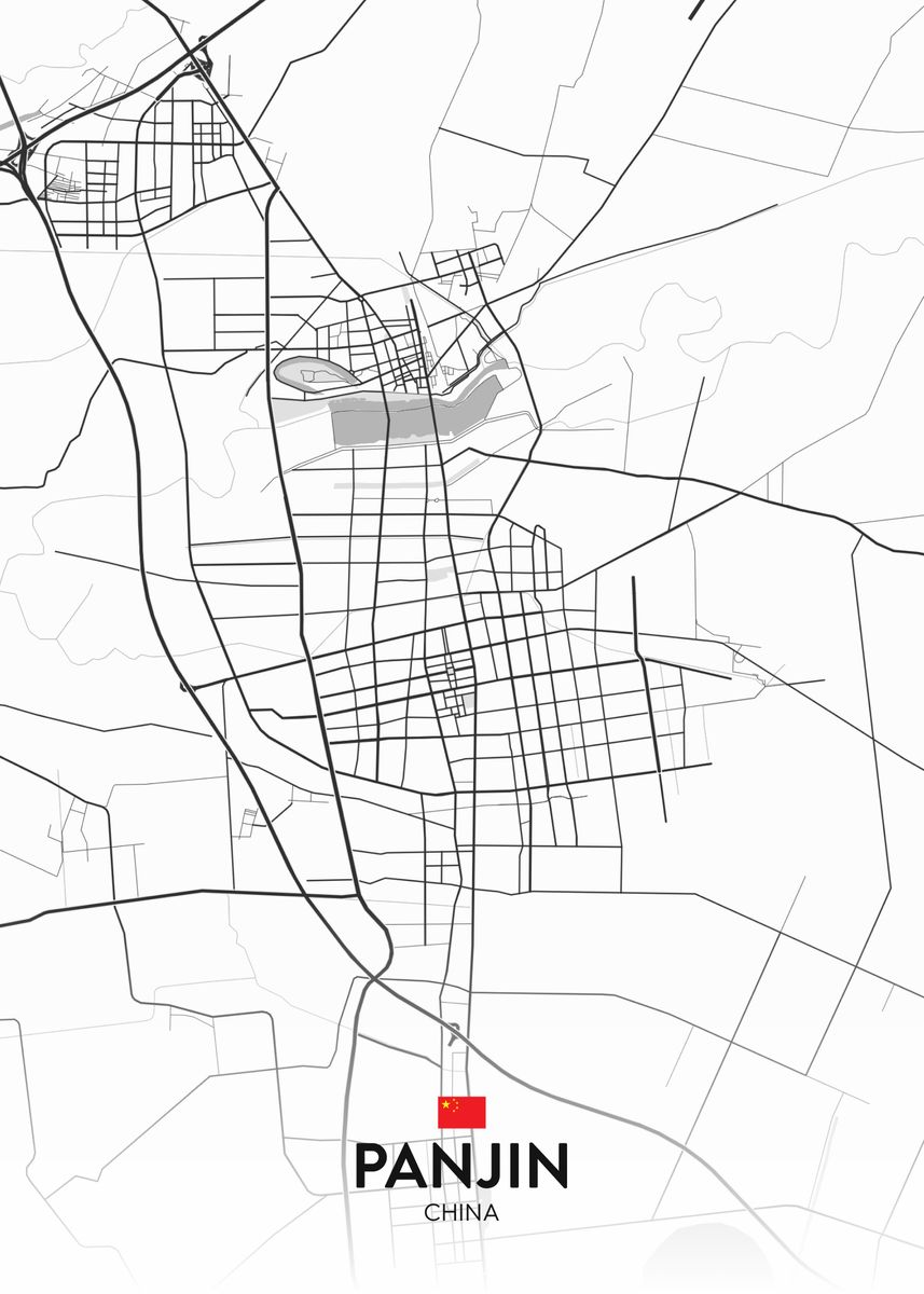 'Panjin CN' Poster, picture, metal print, paint by IMR Designs | Displate