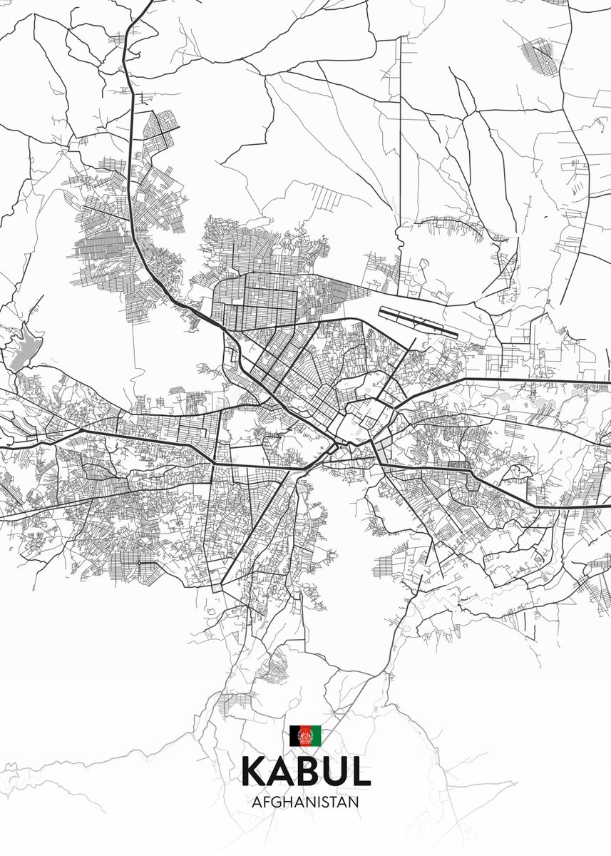 'Kabul AF' Poster by IMR Designs | Displate