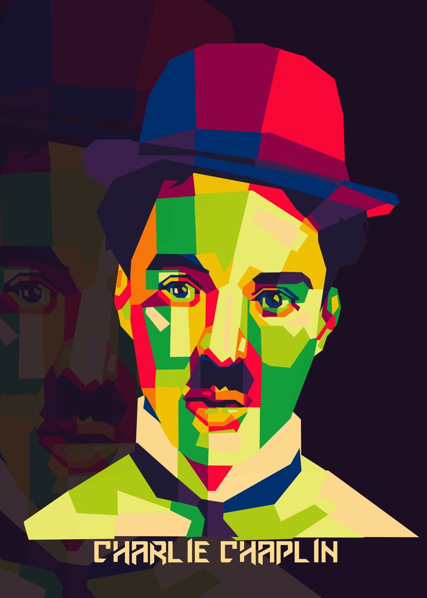 'film chaplin' Poster by Mshel Tyan | Displate