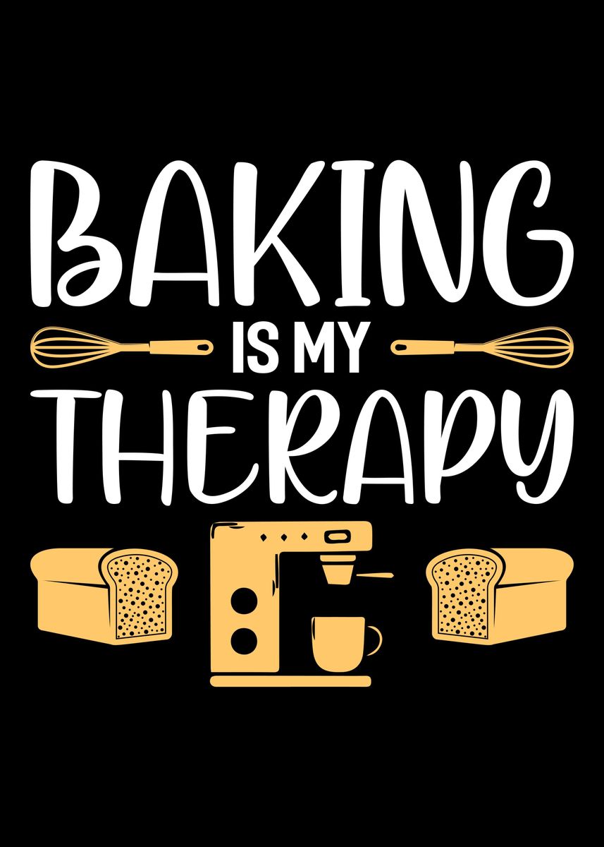 'Baker Baking Bakery Bake' Poster, picture, metal print, paint by ...
