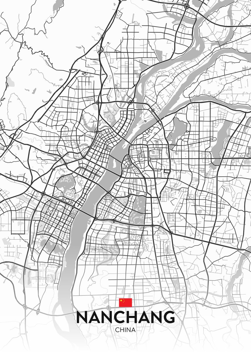 'Nanchang CN' Poster by IMR Designs | Displate