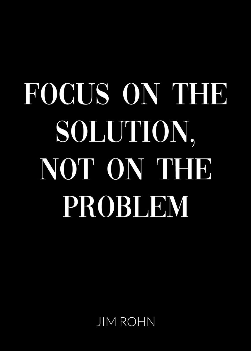 'Jim Rohn Quote' Poster, picture, metal print, paint by dkDesign | Displate