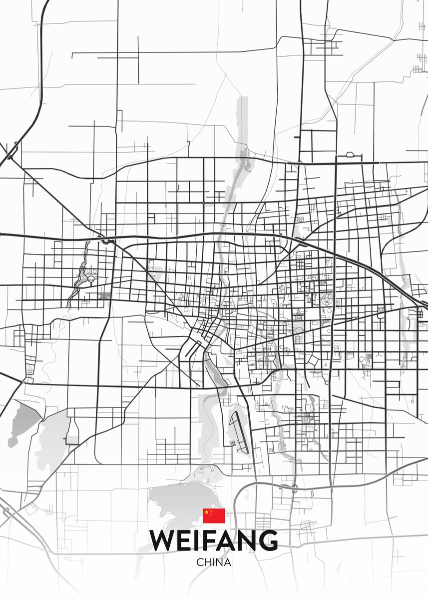 'Weifang CN' Poster by IMR Designs | Displate