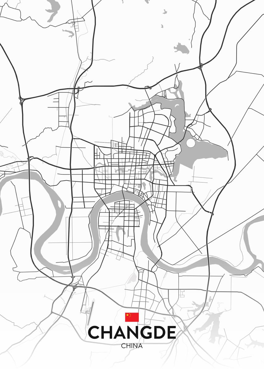 'Changde CN' Poster by IMR Designs | Displate