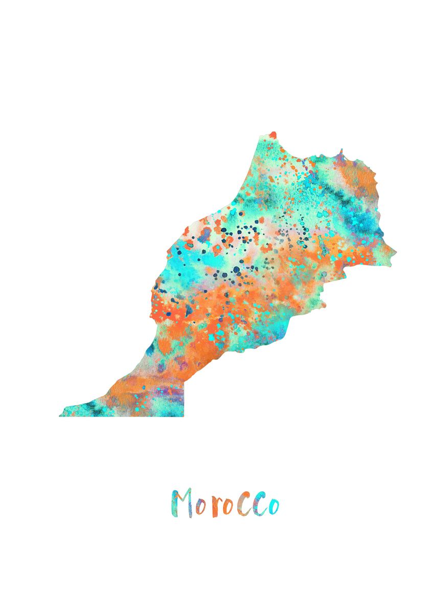 'Morocco ' Poster by RosaliasArt | Displate