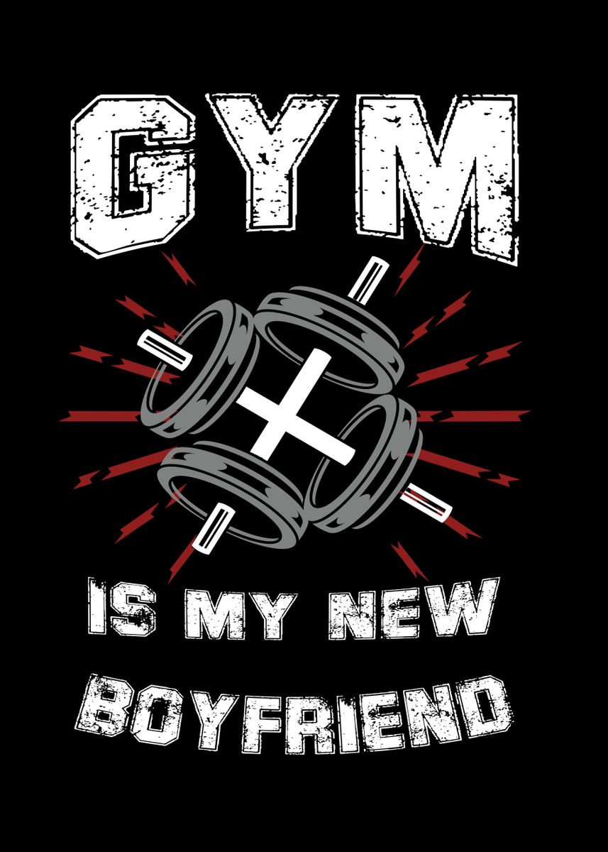 'Fitness Fitness Gift' Poster, picture, metal print, paint by ZS C O M ...