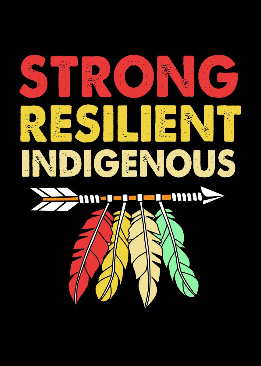 'Indigenous Pride' Poster, picture, metal print, paint by FunnyGifts ...